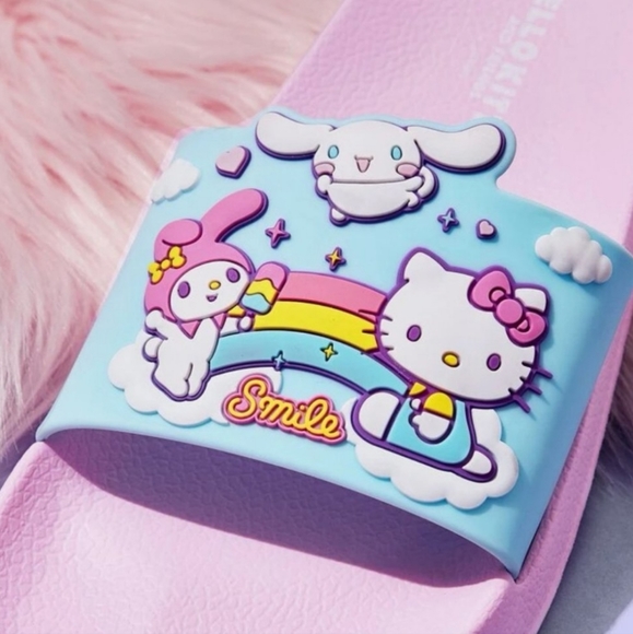 Hello Kitty | Shoes | Hello Kitty Slides | Poshmark
